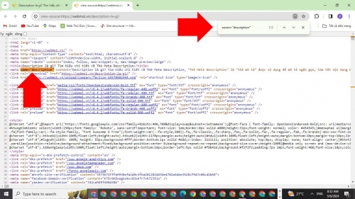 Description là gì? Lưu ý khi tạo Thẻ Meta Description