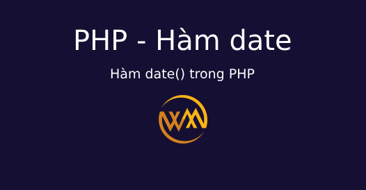 Hàm date() trong PHP