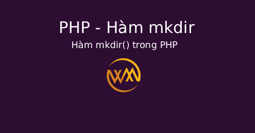 Hàm mkdir() trong PHP